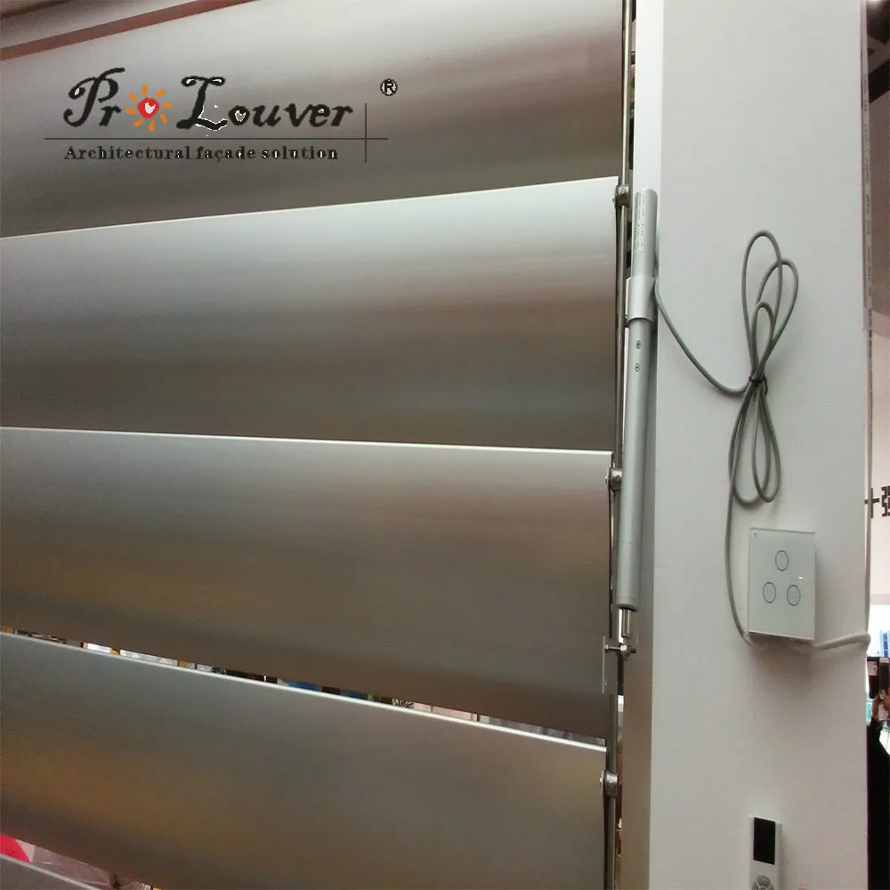 Aerofoil Motorised Louver Window - Modern & Durable Design