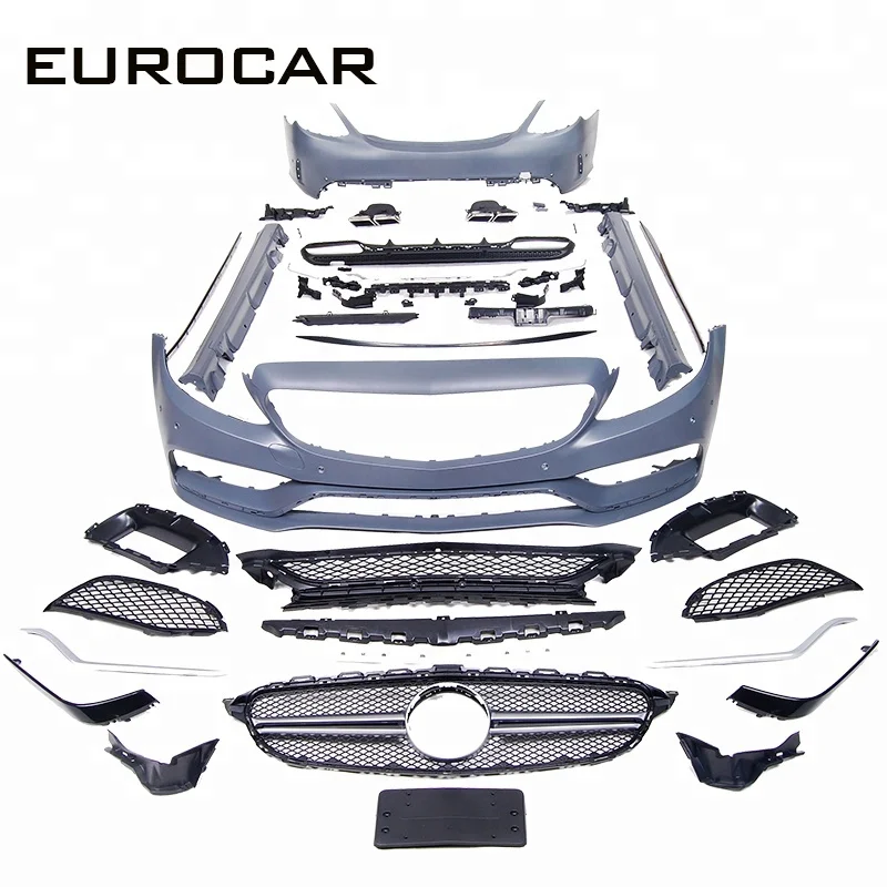 Mb W205 Kit De Corpo Para Classe C,C300 C500 C550 C400 C250,Estilo A ...