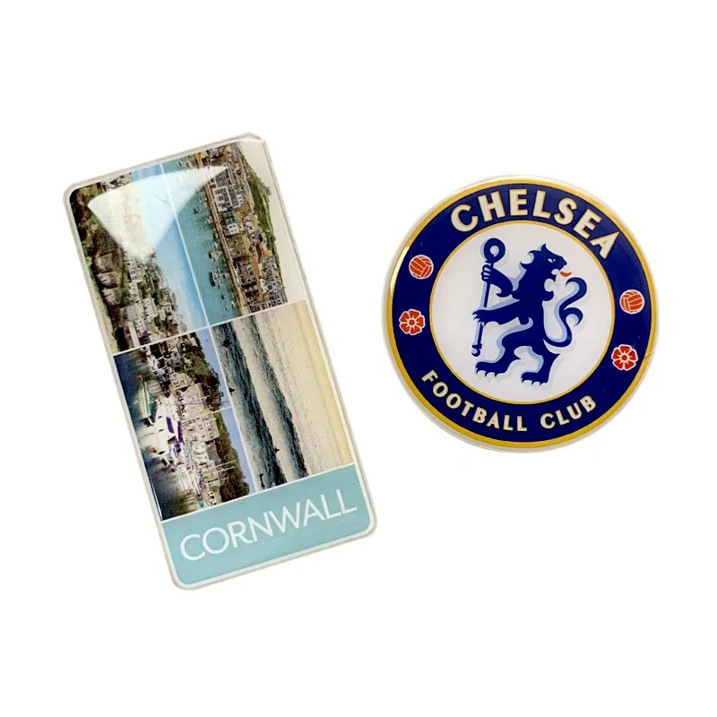 Custom 3d Embossed Metal Souvenir Fridge Magnet Aluminum Decorative ...