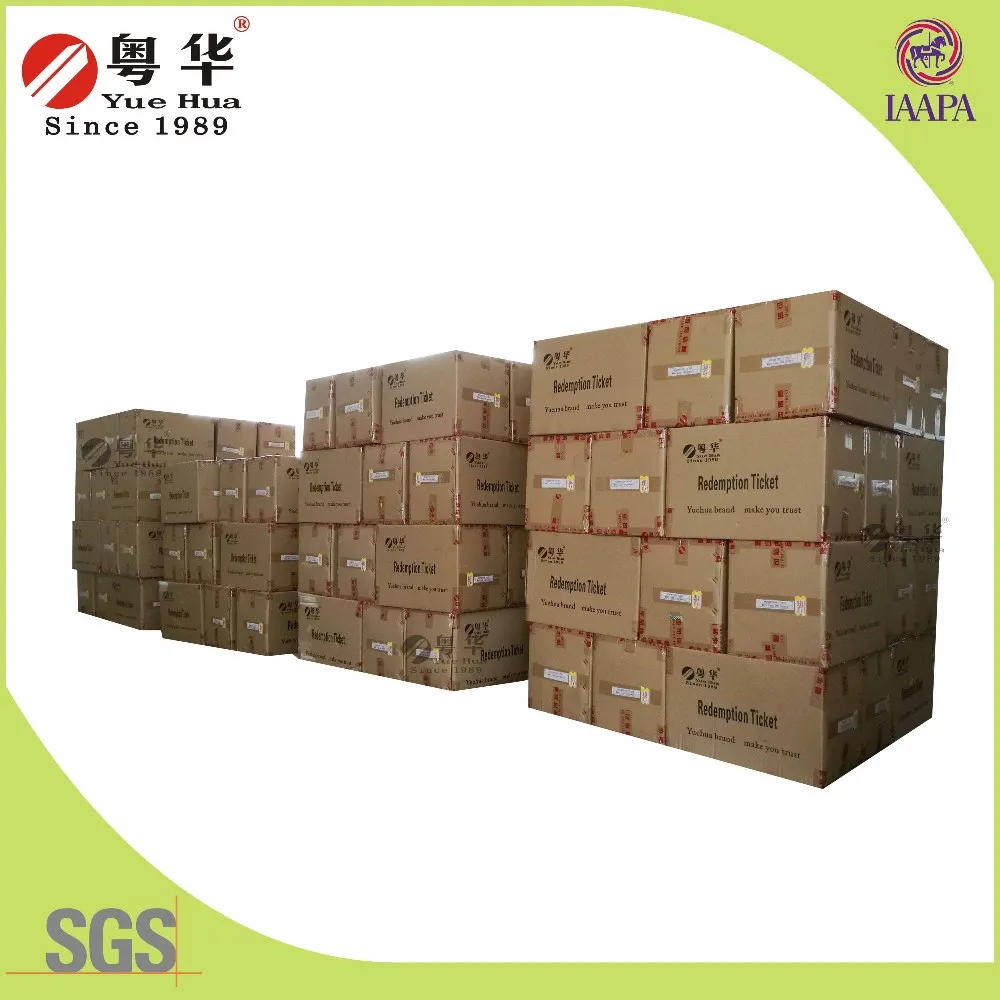 Single Line Arcade Ticket - Printing & Supply Details