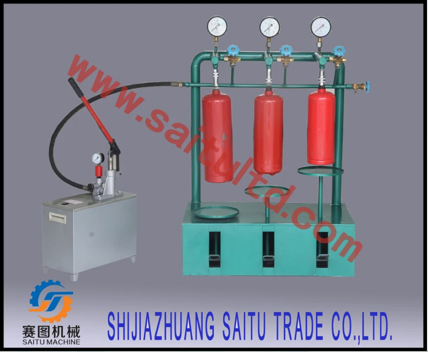Fire Extinguisher Cylinder Pressure Test Machine/fire Extinguisher Co2 ...