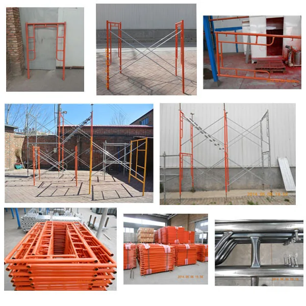 Portable Galvanized Folding Scaffold - Durable & Easy Erection