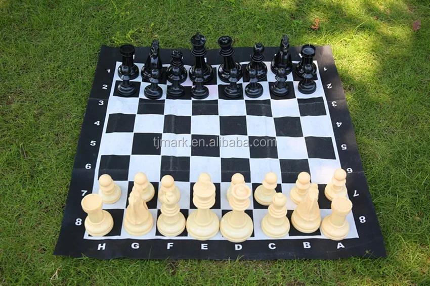 Xl Premium Giant Size Chess Set Garden Plastic Chess Set For Fun - Buy ...