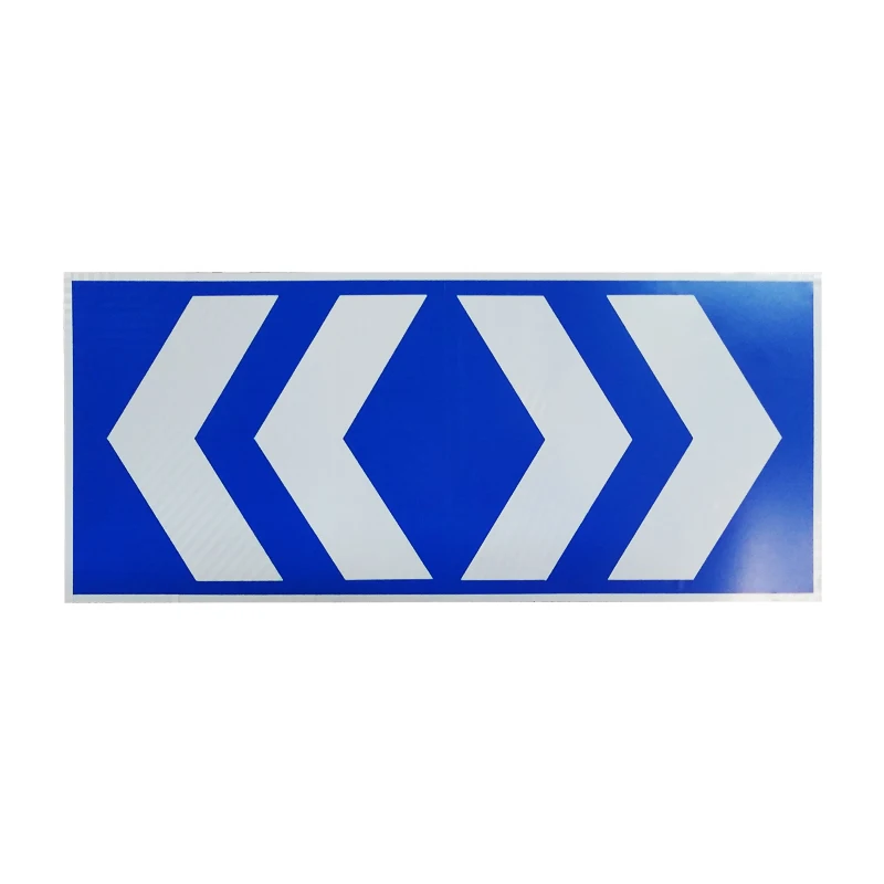 Custom Reflective Traffic Chevron Sign Board for Road Safety