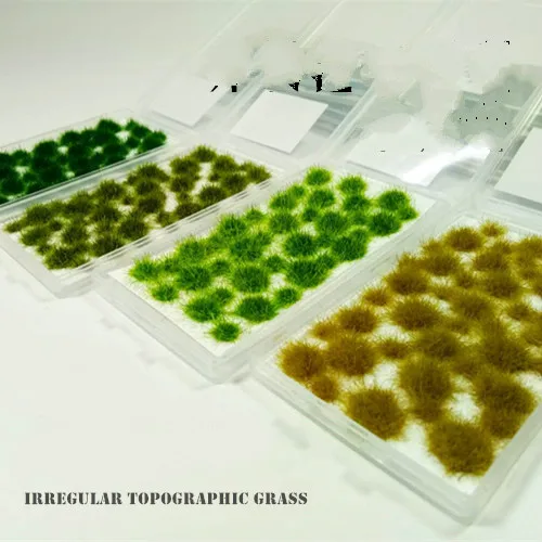 Architecture Scale Model Grass Bush And Flock Grass Green Color For Ho ...