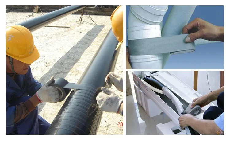 Strong Adhesive PVC Pipe Wrapping Tape Excellent Flexibility Insulation ...