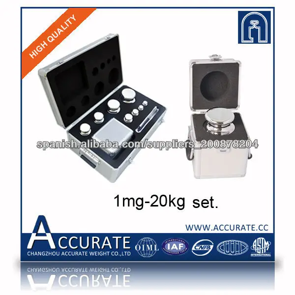 pesos de calibración f1 1mg-20kg de acero inoxidable| Alibaba.com