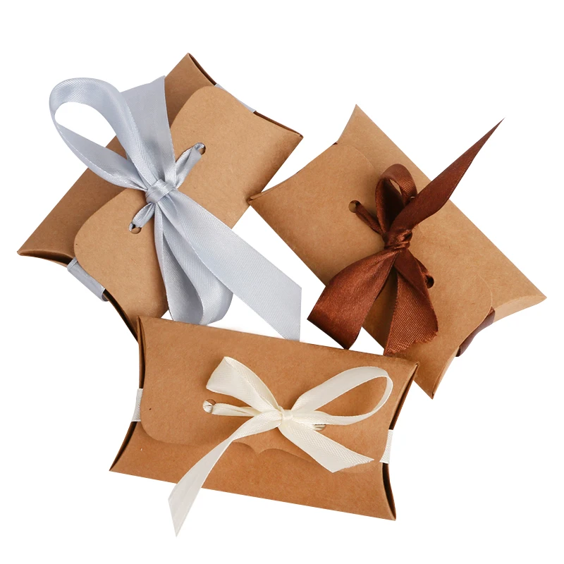 Creative European Pillow Candy Box Packing Wedding Party Favour Gift ...