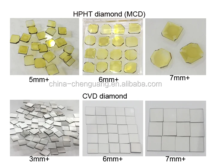 Cvd Diamond Wafer Thermal Grade Heat Spreader Conductivity More Than ...