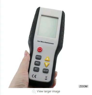 Hti XINTEST Portable Digitalize Hot Wire Wind Speed Meter Thermal ...