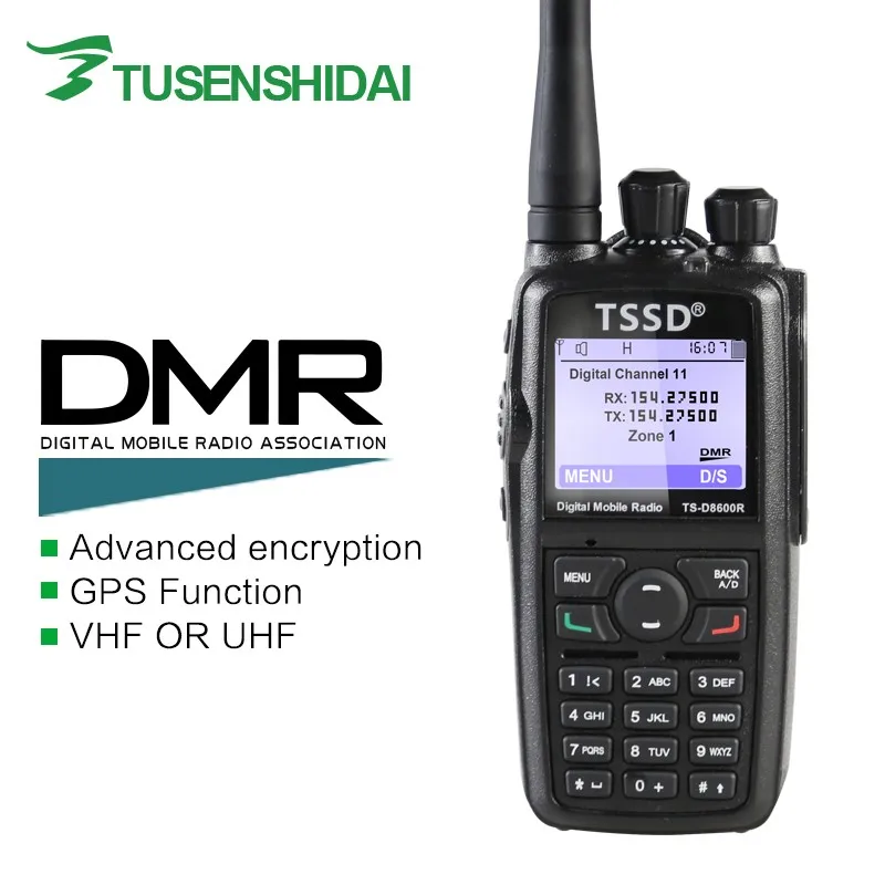 Tssd Ts-d8600r Display Long Range Receiver Tier Ii Two Way Mobile Radio Handy Radios Talkie ...