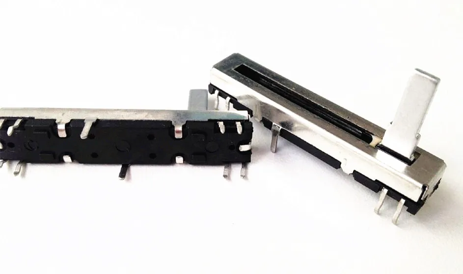 Plastics Lever 45mm Linear Slide Potentiometer Stereo Mixer Fader B10k ...