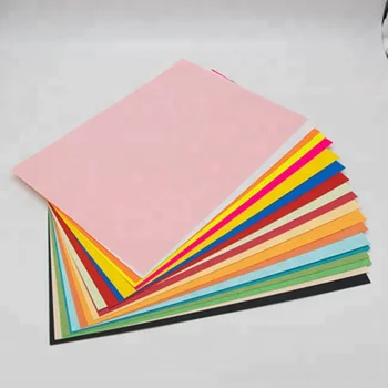 180gsm A4 Multi Colors Colored Hard Paper Cardboard - Buy High Quality ...