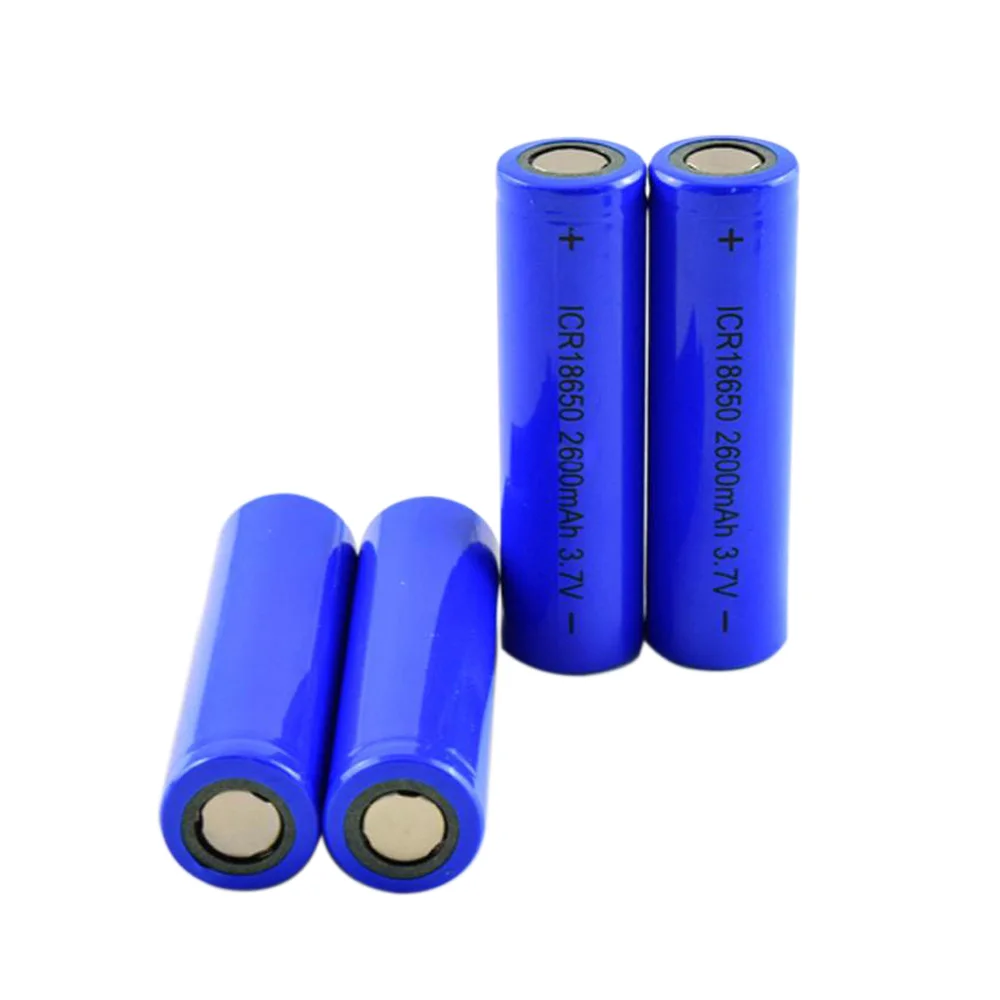 Cylindrical Rechargeable Lithium Ion Batteries Flat/button Top 3c Discharge 18650 3.7v 2000mah ...