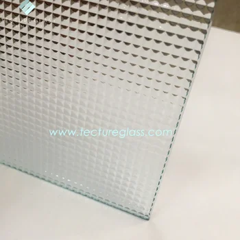 Tecture Clear Cross Reeded Glass Textured Glass For Kitchen Cabinets ...