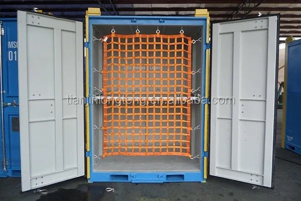 Nylon Webbing Cargo Net Rope Lifting Net for Shipping Container Parts ...
