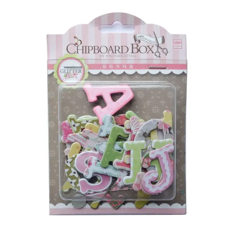 Scrapbooking Chipboard Alphabets Paper, Party & Kids Paper etna.com.pe