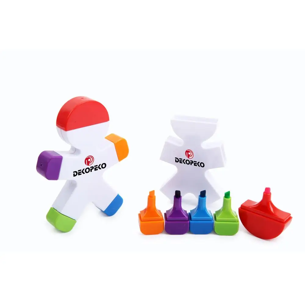 Human Shaped Cute 5 In 1 Highlighter For Promotion - Buy Human ...