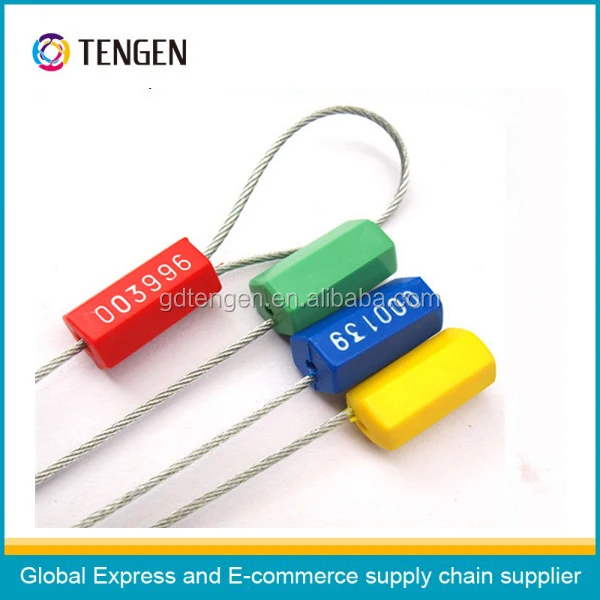 Pull-tite Steel Security Cable Wire Seals Numbered Anti-tamper Freight ...