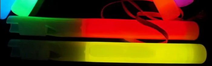 Neon Chemical Light Stick with Whistle Glow Sticks 6 Inch for Concert ...