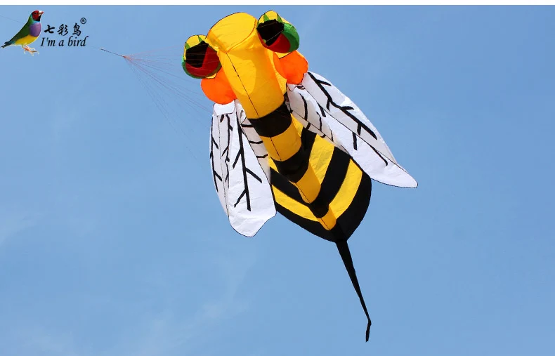 Soft Bee Kites And Parafoil Bee Shape Kite - Buy Parafoil Kite Foil ...