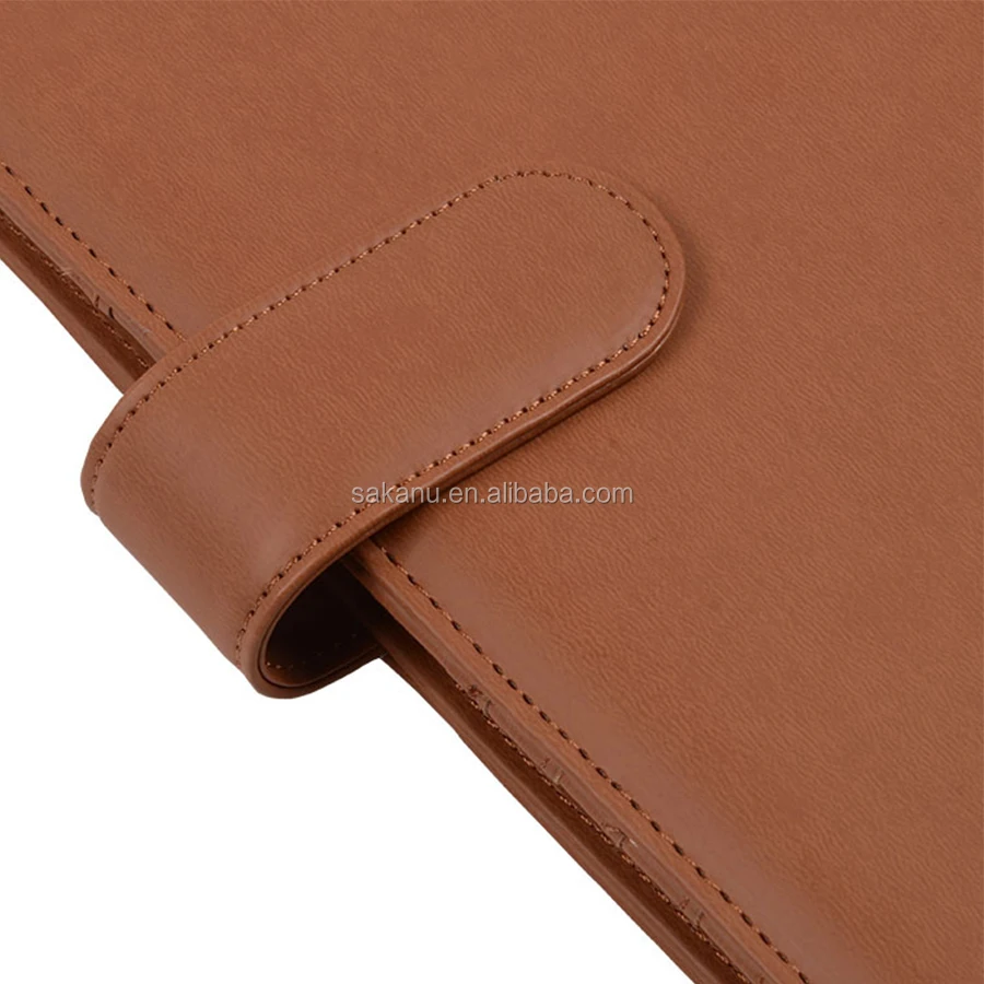 Custom 3 Hole Ring Binder Loose Leaf File Folder A4 Leather| Alibaba.com