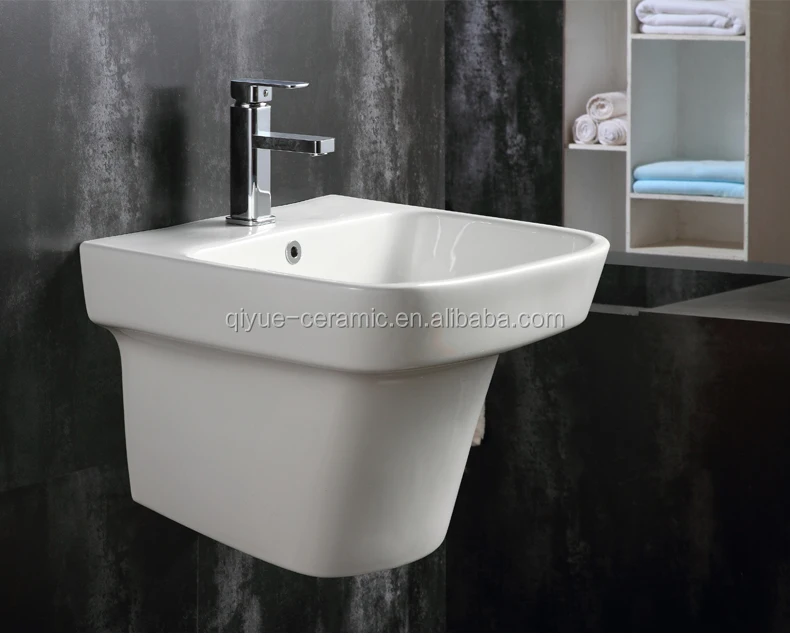 Modern Design Wall Hung Porcelain Hand Wash Basin Small Wall Mount ...