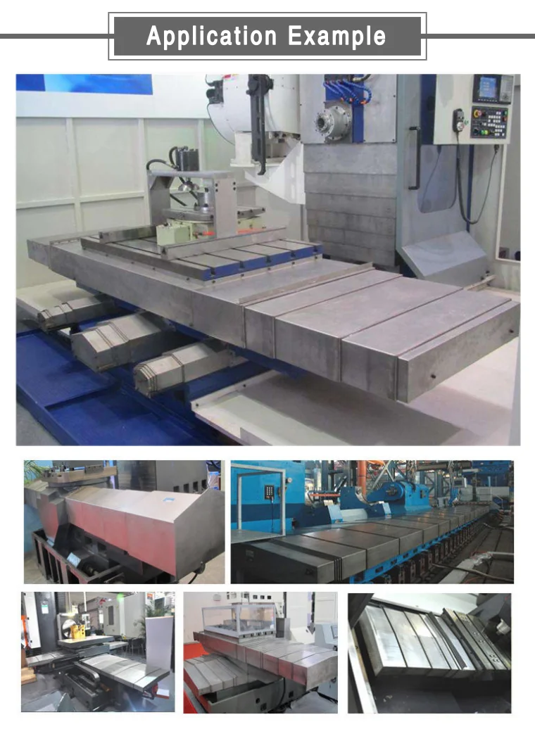 Cnc Machine Telescopic Covers Linear Rail Telescopic Spring Steel ...