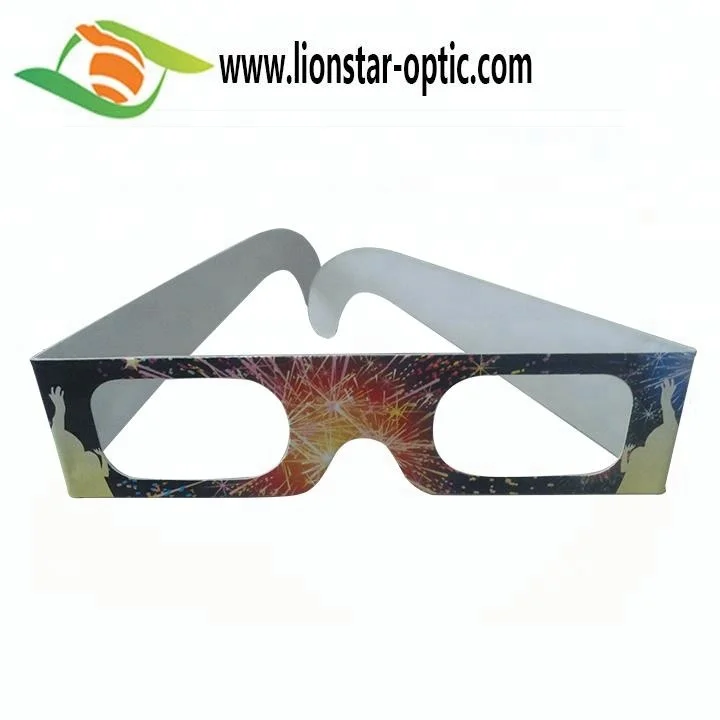 Customized 3D Diffraction Glasses - Firework & Rainbow Effect