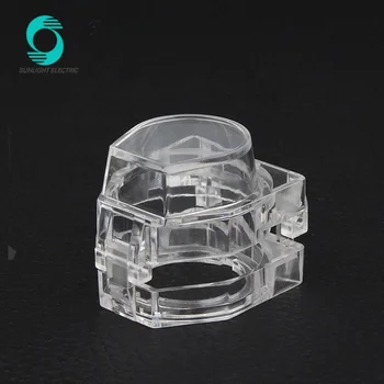 22mm Push Button Selector Switch Transparent Plastic Round Protection ...