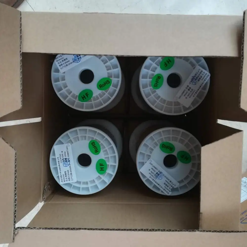 Ultra Fine Triple Insulated Magnet Wire Tiw Conductor Size 0.4mm For ...