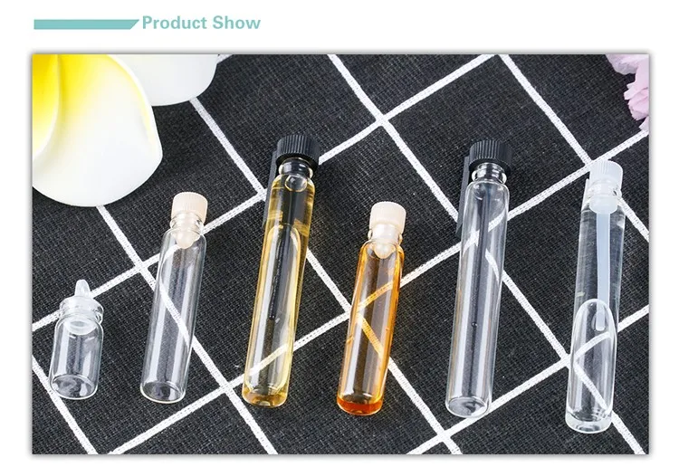 Perfume Sample Test Vial Bottles - 1ml to 3ml Capacity