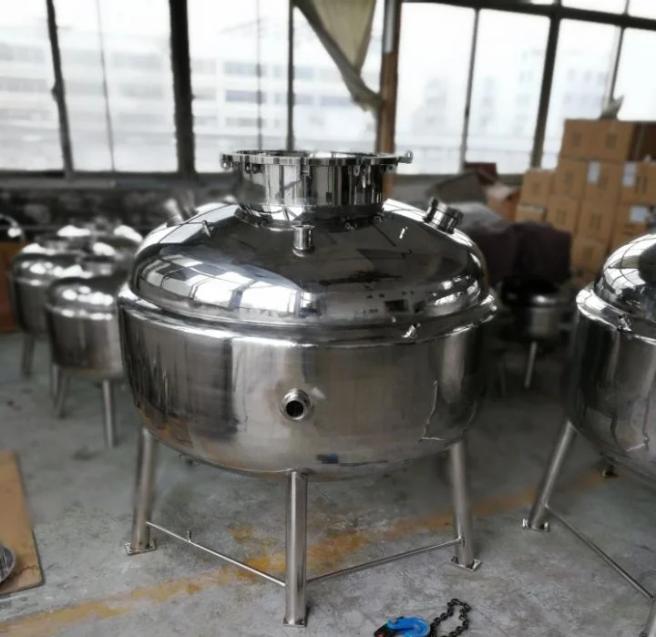 Customized 100L to 600L Extractor Jacketed Vessel With Cooling Coil and ...