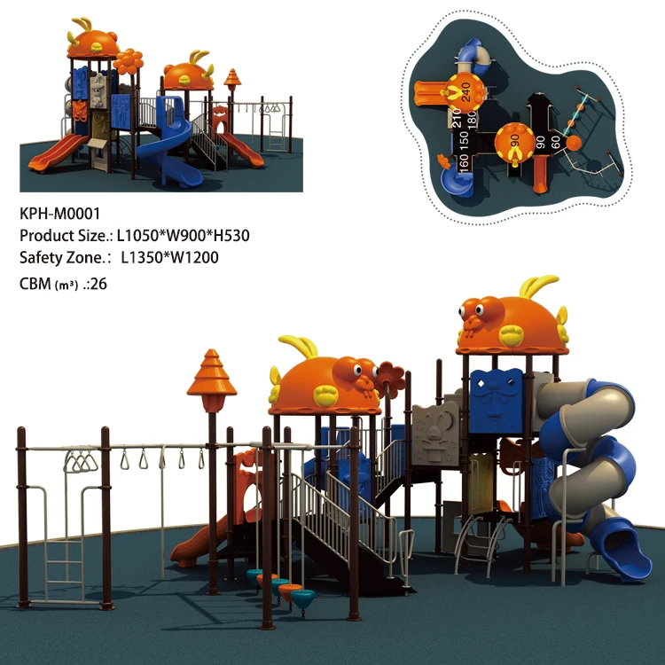 Outdoor Preschool Amusement Equipment Kids Playground Game Center ...