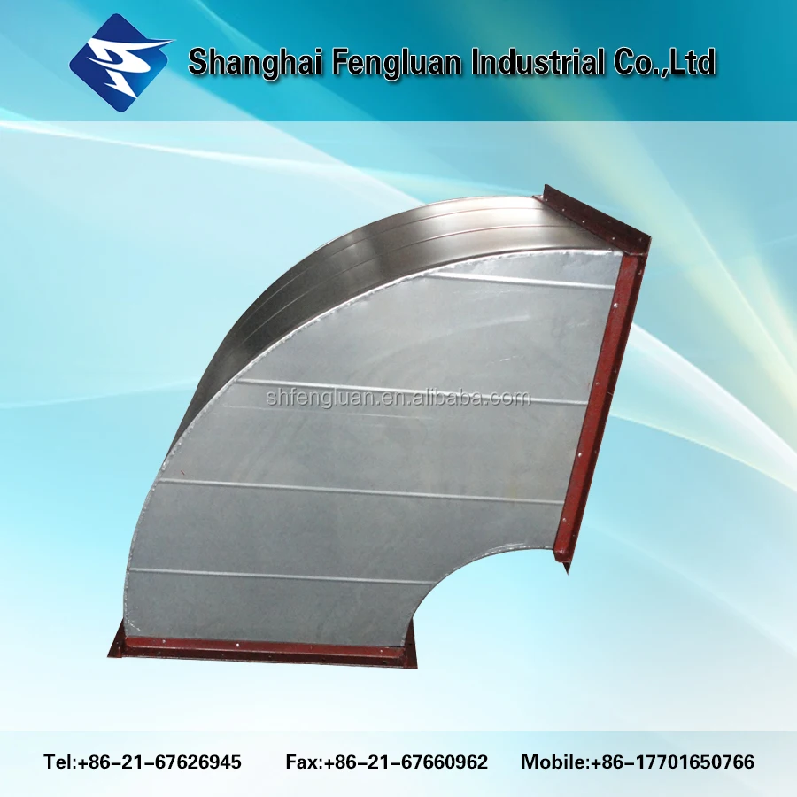 Galvanized Flange Elbow Rectangular Flexible Duct/ventilation Duct ...