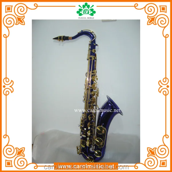 Ts012 Custom Blue Tenor Saxophone - Buy Tenor Saxophone,Sax Reed,Tenor ...
