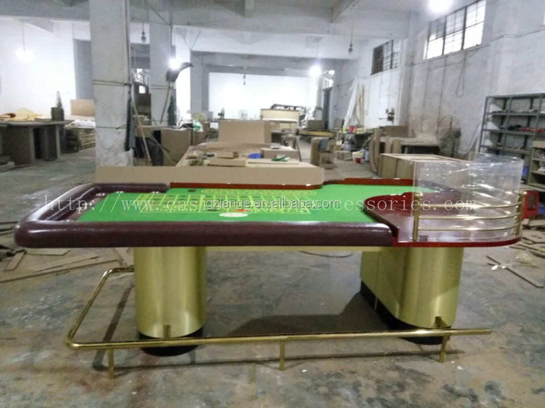 Deluxe Casino Professional Gambling Roulette Table with Custom Layout ...