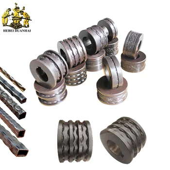 New Design Metal Square Tube Embossing Roller Wrought Iron Bar ...