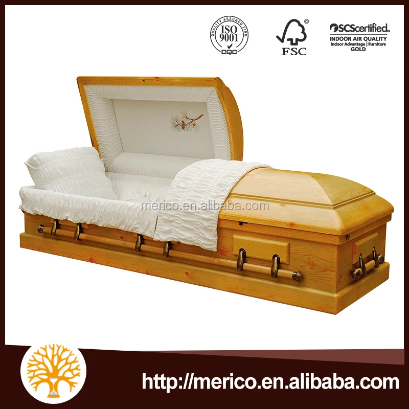 PINECONE solid wood casket and coffin casket interiors fabrics| Alibaba.com