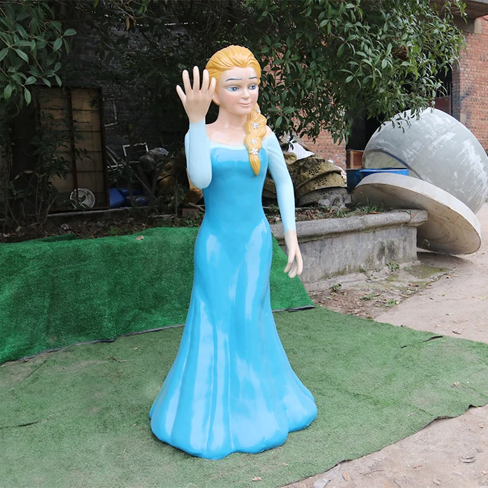 Fiberglass Statue Decoration Life Size Princess Girl Statue - Buy ...
