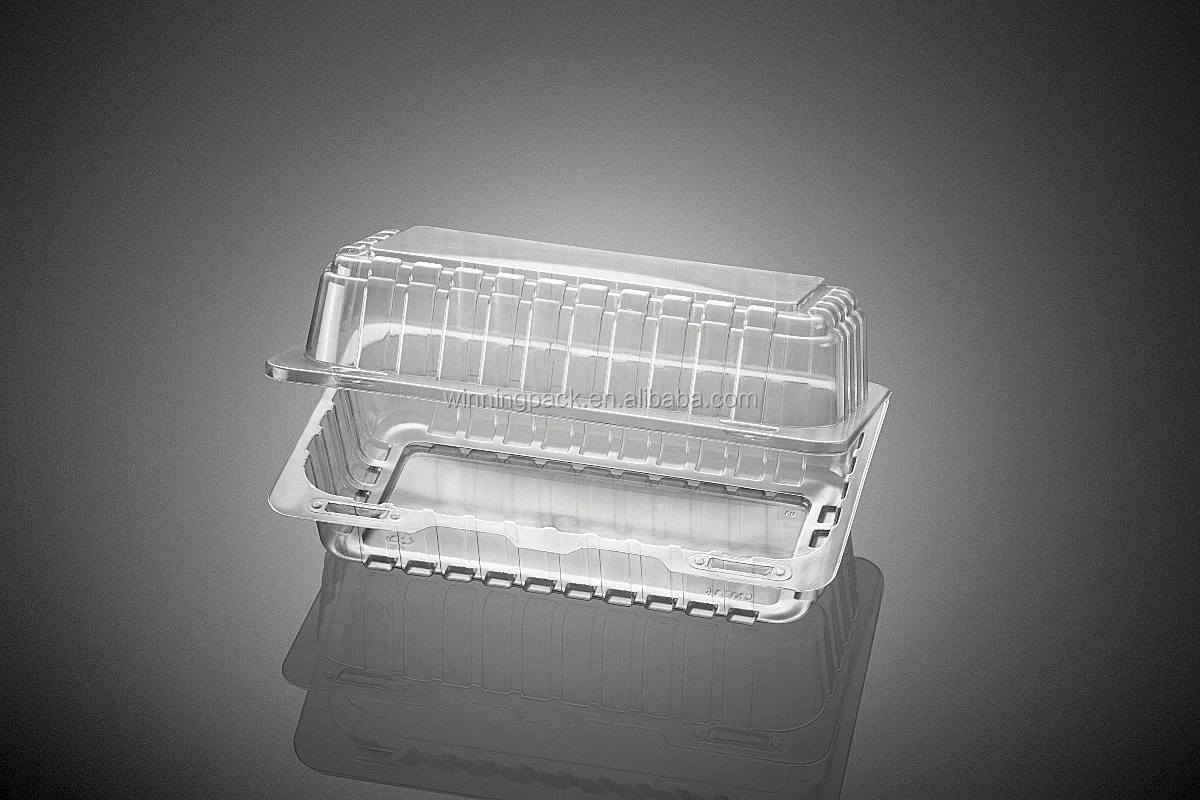 Disposable Ops Plastic Hinged Hot Dog Container With High Dome Lid ...