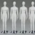 Full Body Black Adult Flexible Foam Human Body Soft Female Model Sport ...