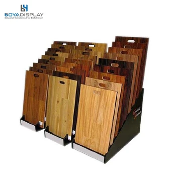 Custom Combined Waterfall Display Rack For Floorings Sample Boards Lvt ...