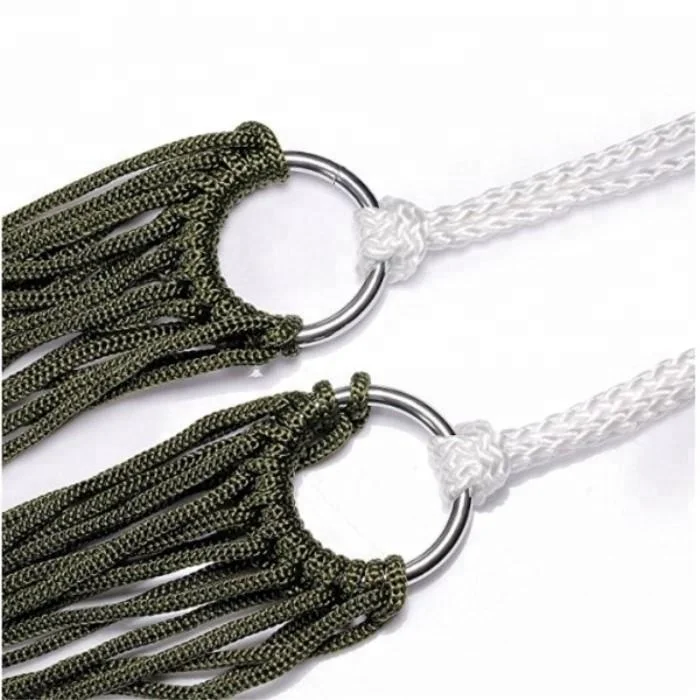 Comfortable Hanging Nylon Mesh Rope Hammocks Portable Rope Hammock