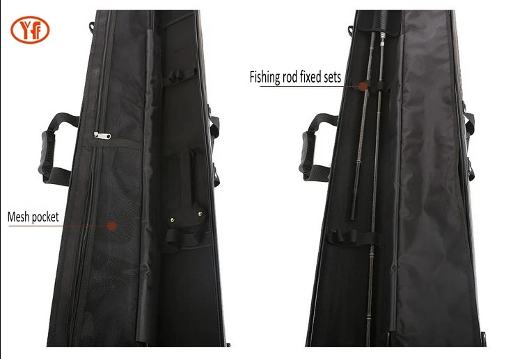 Durable ABS Hard Shell Fishing Rod Bag - Waterproof & Customizable