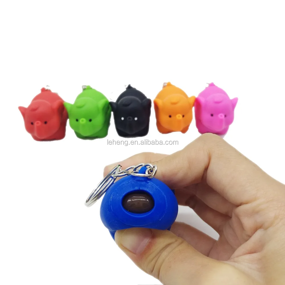 New design custom funny squeeze poop shit multicolor elephant animal ...