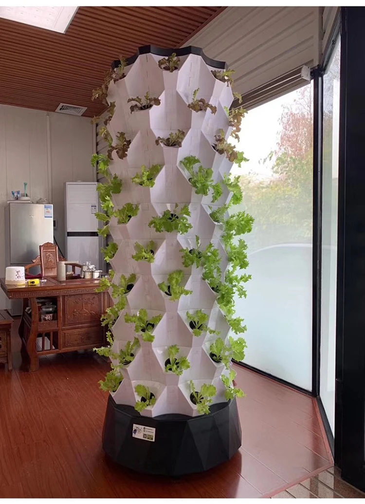 Petal Tower Hydroponics - Efficient Vertical Gardening