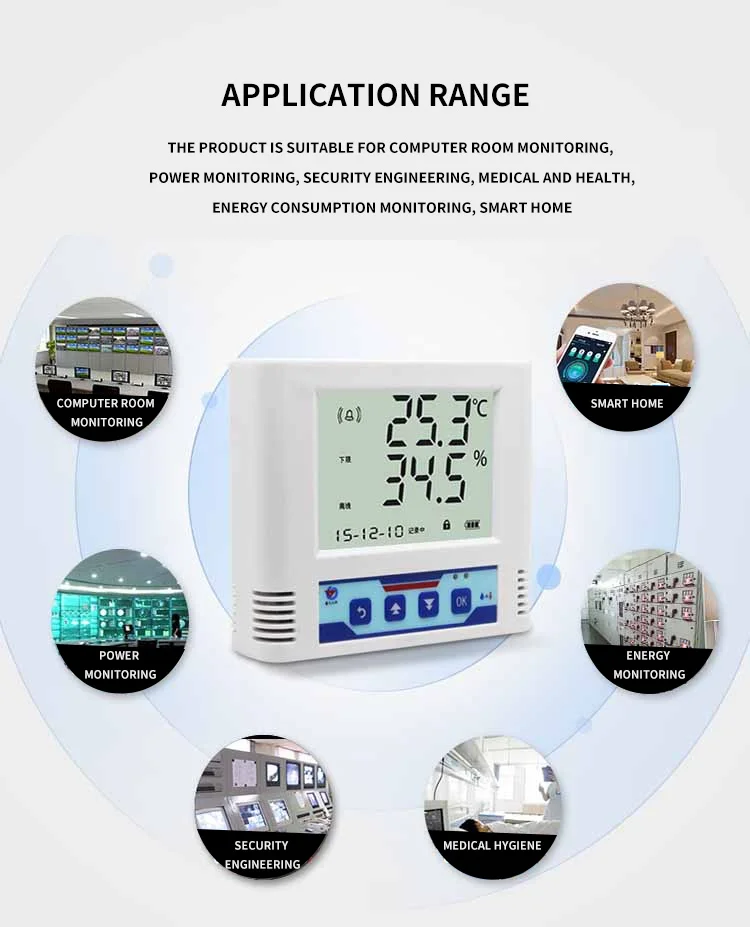 Freezer Fridge Thermometer Wireless Remote Refrigerator Temperature ...
