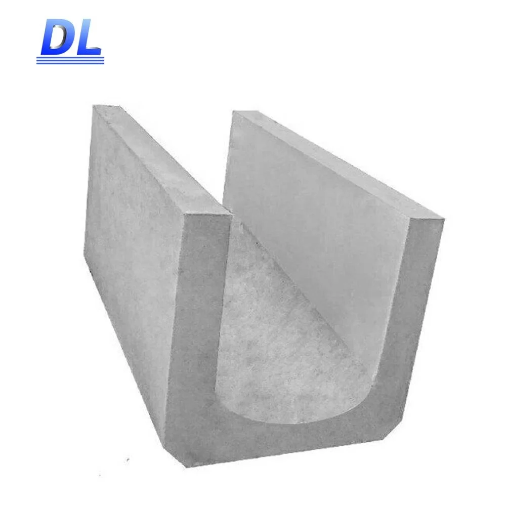 Low Price Metal Steel Mold for Precast Concrete U Groove Drain Ditch ...