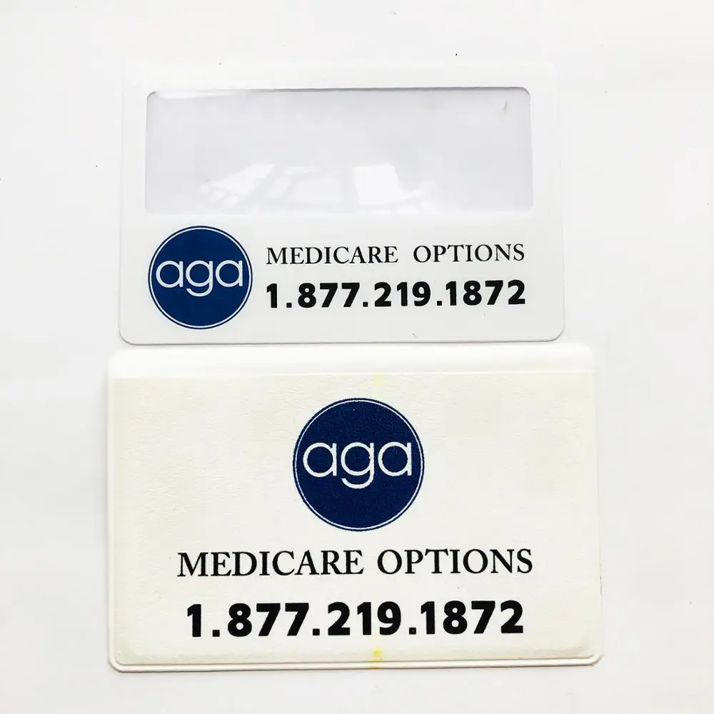 85x55mm Fresnel Lens 3x Plastic Magnifier Magnifying Glass Credit Card ...